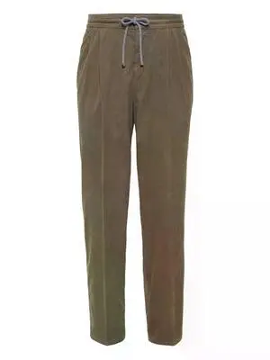Brunello Cucinelli Cotton Straight-leg Trousers - Brown