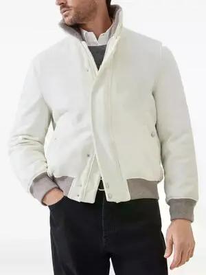 Brunello Cucinelli Cashmere Bomber Jacket