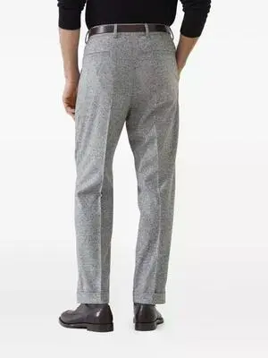 Brunello Cucinelli Sharkskin Trousers - Grey