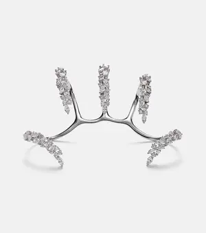 Yeprem Y-conic 18kt White Gold Diamond Ring - Silver
