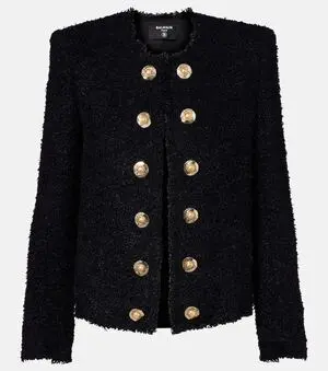 Women's Black Tweed Jackets