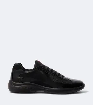 Prada Patent Leather Sneakers - Black