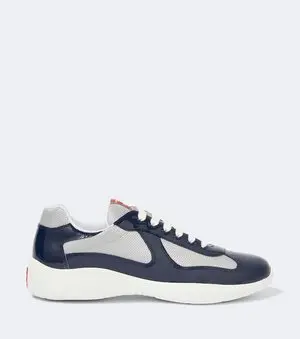 Prada Patent Leather Sneakers - Blue