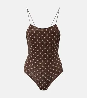 Oseree Lumière One-piece Swimsuit - Brown