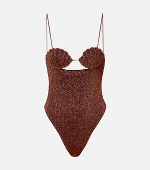 Oseree Lumière One-piece Swimsuit - Brown