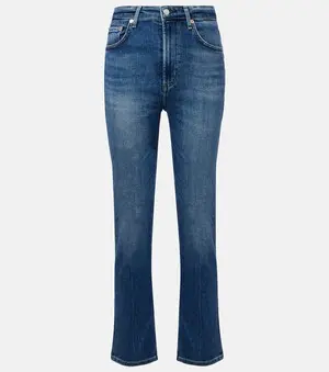 Citizens Of Humanity Zurie Ankle High-rise Slim Jeans - Blue