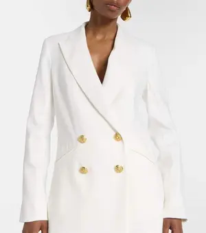 Veronica Beard Dale Linen-blend Blazer