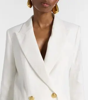 Veronica Beard Dale Linen-blend Blazer