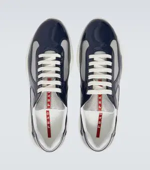 Prada Patent Leather Low-top Sneakers