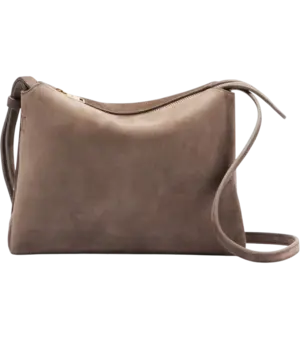 Khaite Lina Suede Crossbody Bag - Brown