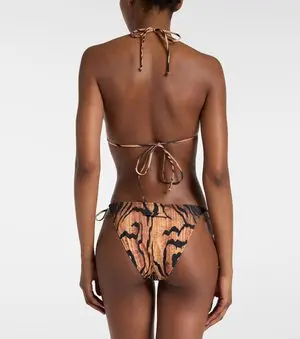 JEAN PAUL GAULTIER Trompe L'oeil Bikini Bottoms - Multicoloured