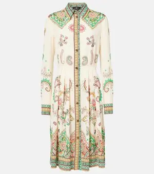 Etro Paisley Print Midi Dress - Multicoloured