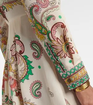 Etro Paisley Midi Dress - Multicoloured
