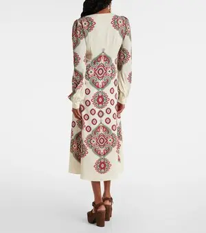 Etro Paisley Midi Dress - Multicoloured