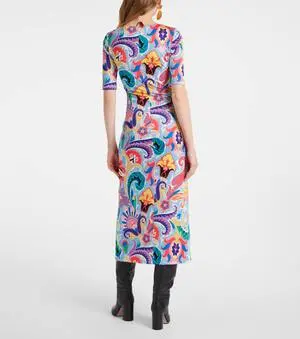Etro Paisley Midi Dress - Multicoloured