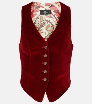 Etro Button Detailed Vests For Women