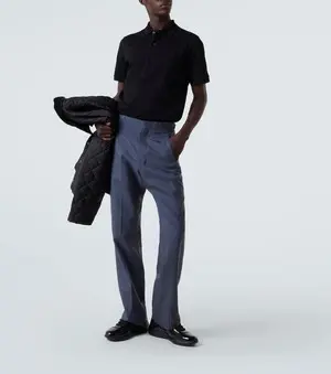 Prada Cotton Polo Shirt - Black