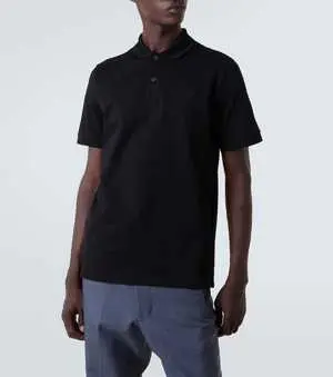 Prada Cotton Polo Shirt - Black