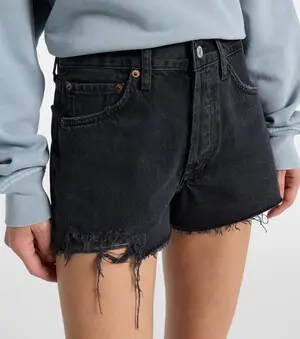 AGOLDE Parker Vintage Distressed Denim Shorts