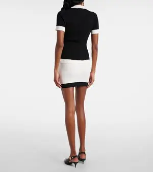 Balmain Ribbed-knit Top