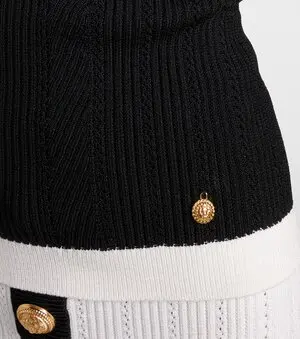 Balmain Ribbed-knit Top