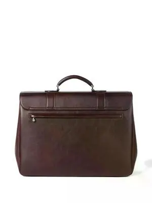 Brunello Cucinelli Double-buckle Leather Briefcase