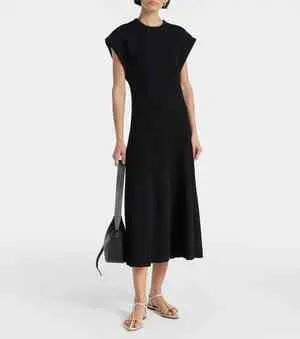JIL SANDER Leather Pointed Toe Sandals