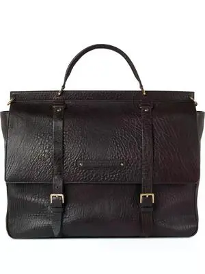 Brunello Cucinelli Leather Briefcase - Brown