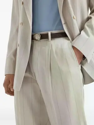 Brunello Cucinelli Pinstripe Tailored Trousers