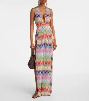 Missoni Zigzag Lamé Jumpsuit - Multicoloured
