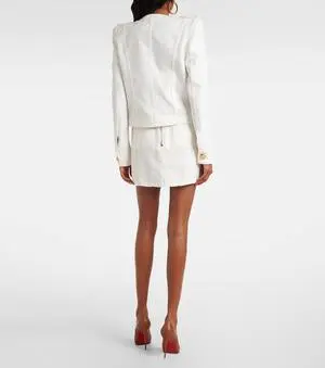 Balmain Cotton Canvas Jacket - White