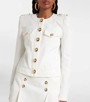 Balmain Cotton Canvas Jacket - White