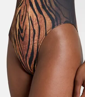 JEAN PAUL GAULTIER Trompe L’oeil One Piece Swimsuit - Multicoloured