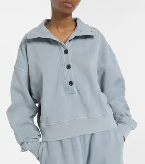 Citizens Of Humanity Mirelle Cotton Jersey Sweatshirt - Blue