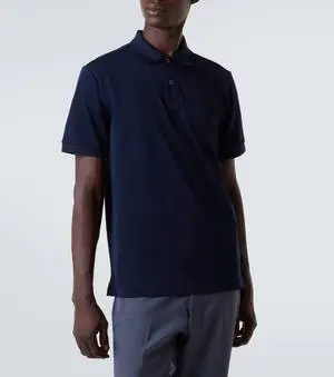 Prada Cotton Polo Shirt - Blue