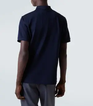 Prada Cotton Polo Shirt - Blue
