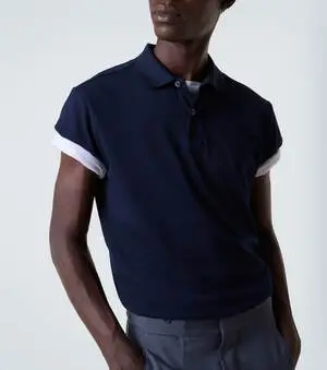 Prada Cotton Polo Shirt - Blue