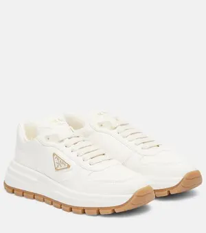Prada Almond Toe Sneakers For Women