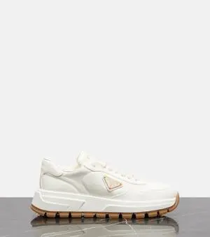 Prada Leather Sneakers - White