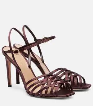 GIANVITO ROSSI Kerry 95 Satin Sandals