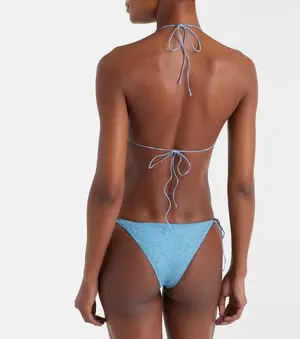 Oseree Lumière Bikini Set With Underwire Cups - Blue