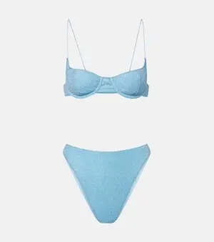 Oseree OSEREE Lumière Bikini Set With Underwire Cups Blue