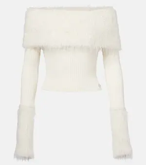 Jean Paul Gaultier Drop Shoulder Sweaters For Women