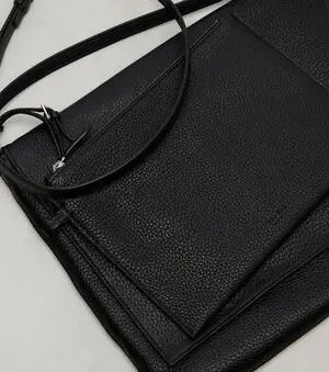 THE ROW Leather Messenger Bag