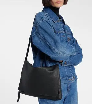 THE ROW Leather Messenger Bag