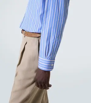 Charvet Striped Cotton Poplin Shirt