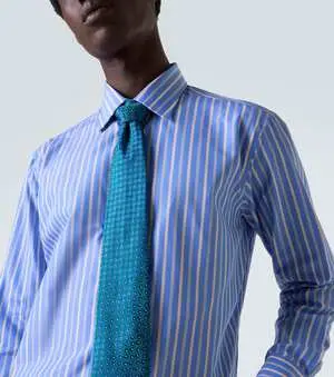 Charvet Striped Cotton Poplin Shirt