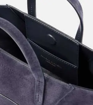 Brunello Cucinelli Monili Suede Tote - Blue