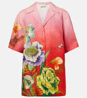 ALEMAIS Inez Floral Linen Shirt - Multicoloured