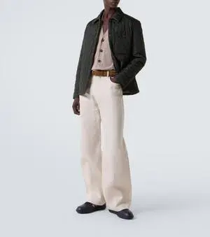 Burberry Terrace Check Leather Sneakers